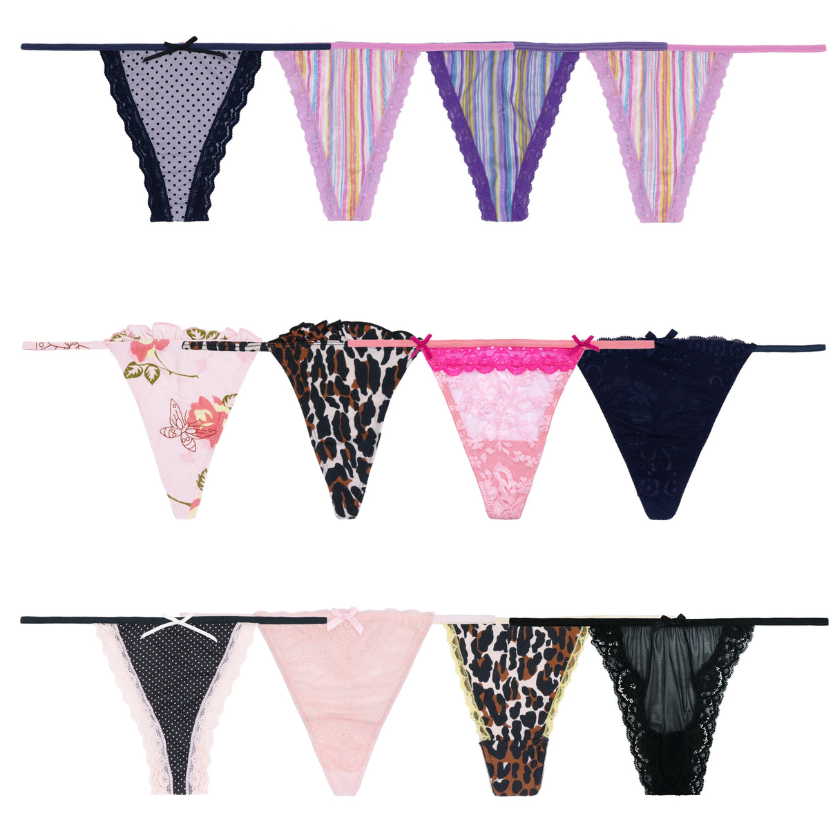 Curve Muse Soft G-strings Women's Panties Simple Lightweight Thongs